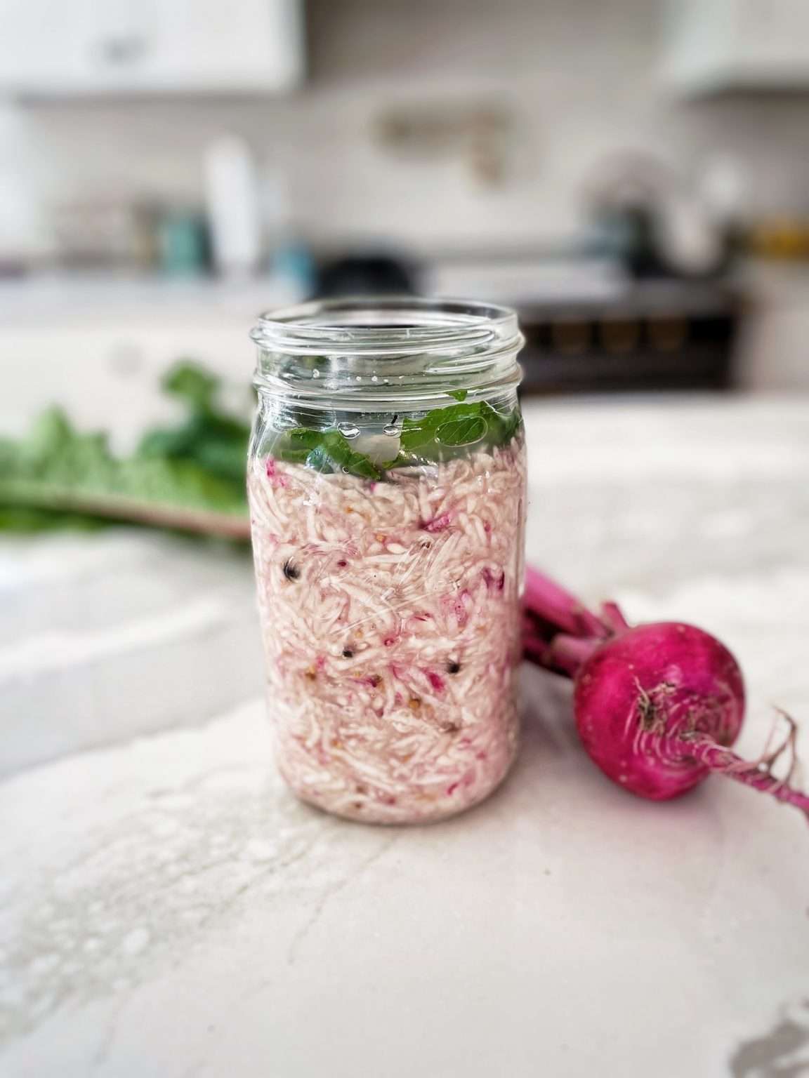 Fermented Turnips Recipe (Sauerruben) - The Homesteading RD