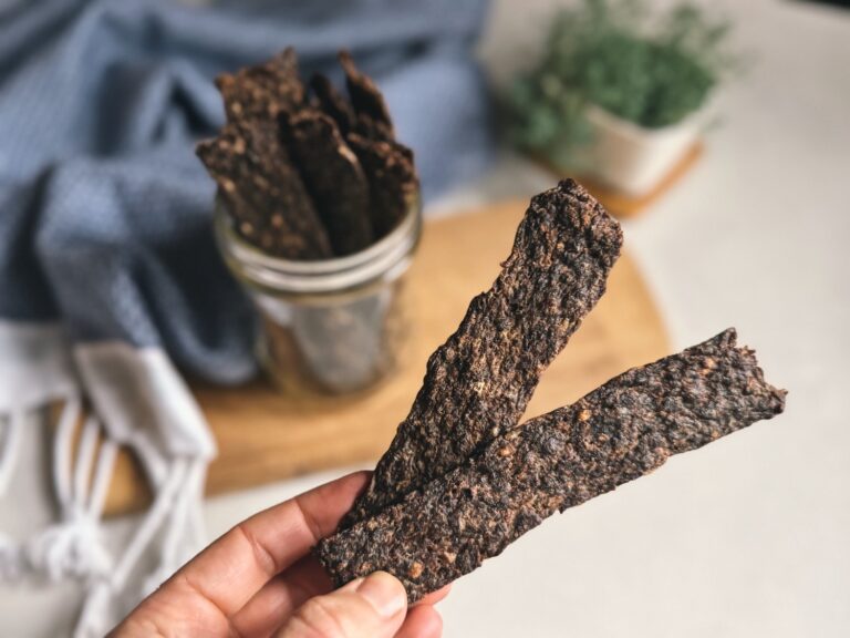 Homemade Ground Venison Jerky Recipe - The Homesteading RD